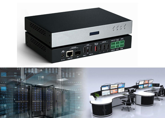 H.264 H.265 2K& 4K IP KVM HDBaseT Encoder Av Over Ip Encoder Decoder