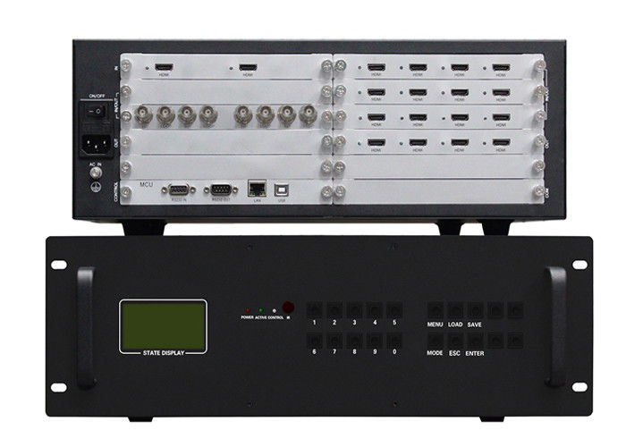 3.5U Casing 4k Matrix Video Wall Processor 16 Ch 1080P HDMI Output