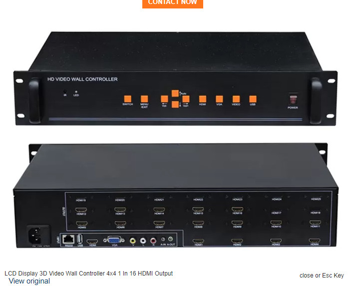 Powerful HDMI Video Wall Controller for Control Room Operations