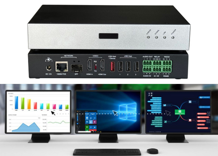 H.264 H.265 AV over IP KVM with HD Video Compression